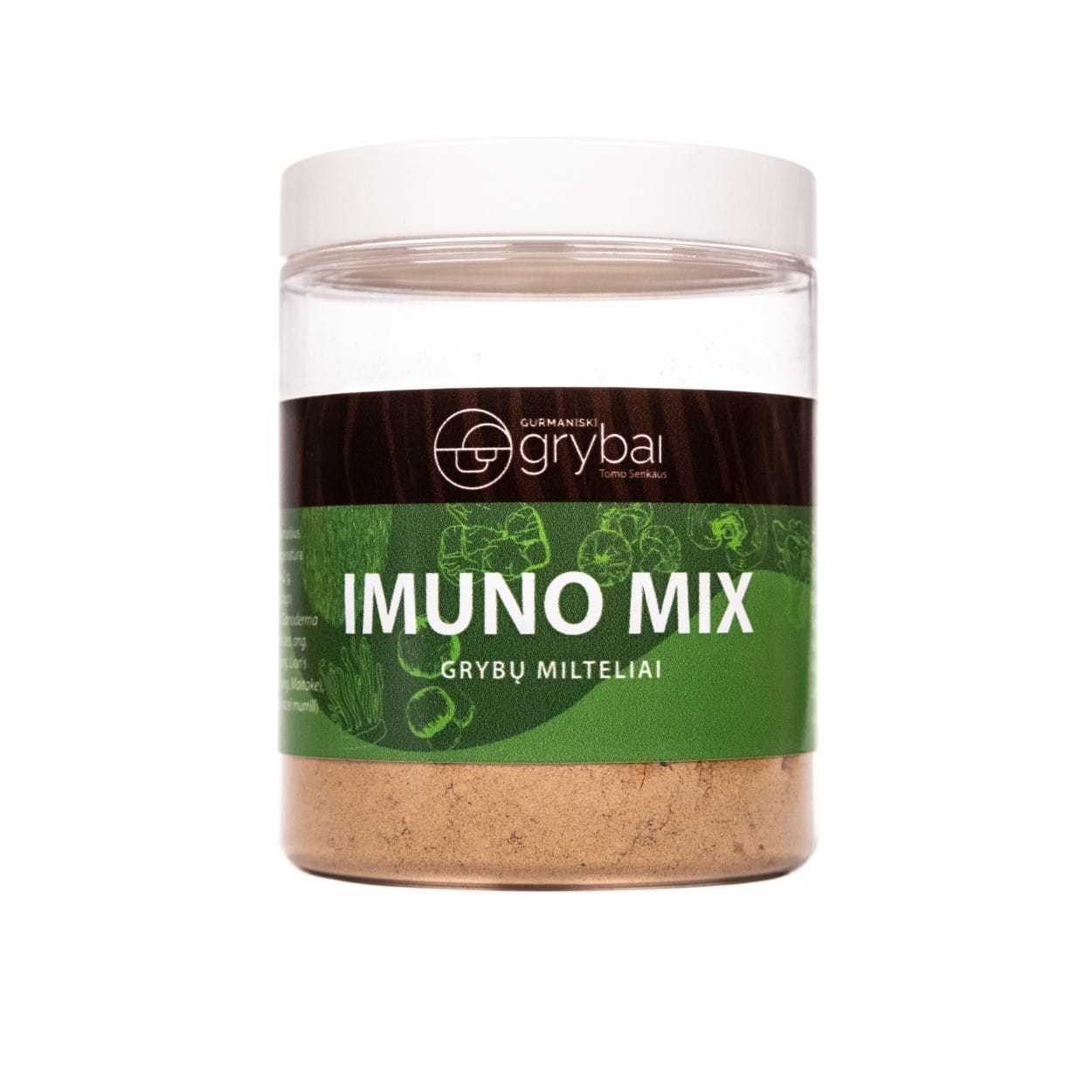 IMUNO MIX 7 grybų milteliai 7 grybų mišinys – Maisto papildas – TOMO ...