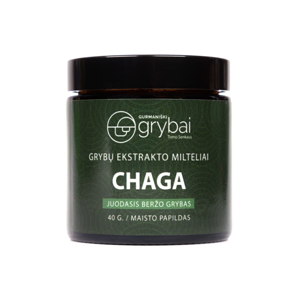 Chaga grybų ekstrakto milteliai 40 g. Grybų ekstraktai, jūsų gerai ...